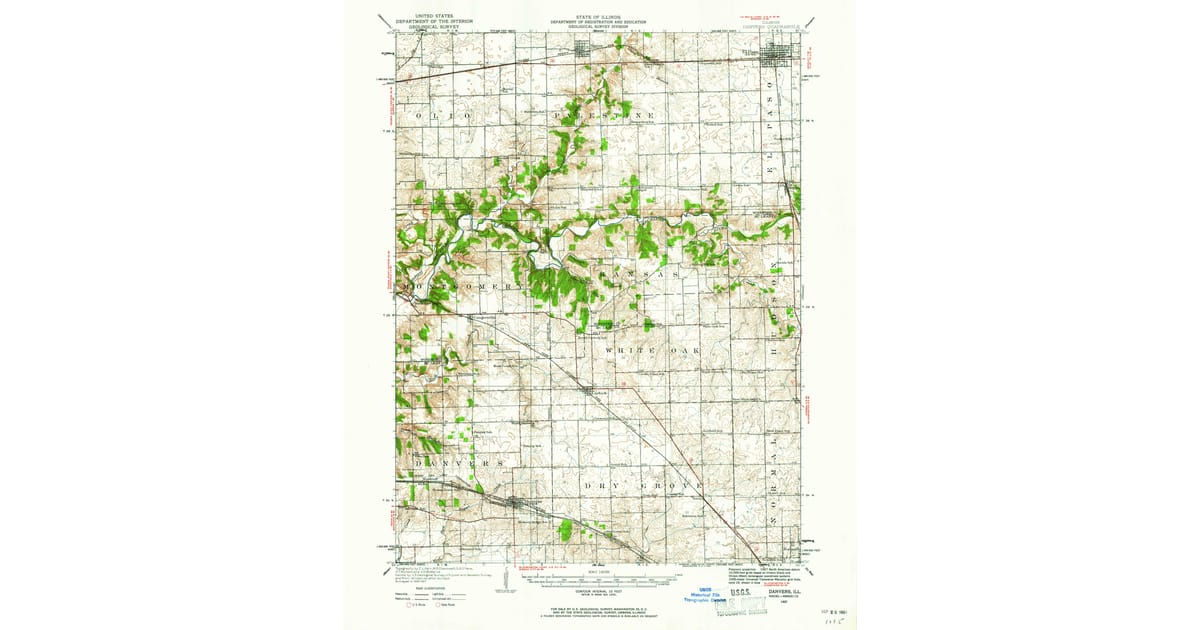 Old Historical Maps of Goodfield, IL | Pastmaps