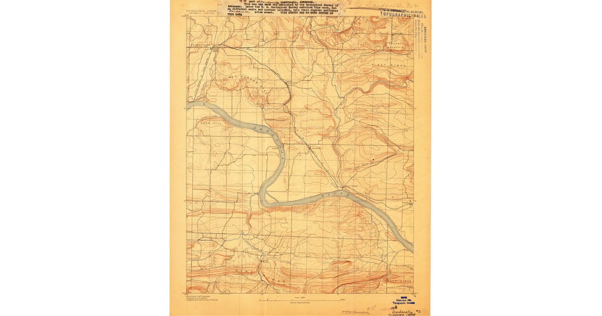 Old Maps of Dublin, AR | Pastmaps