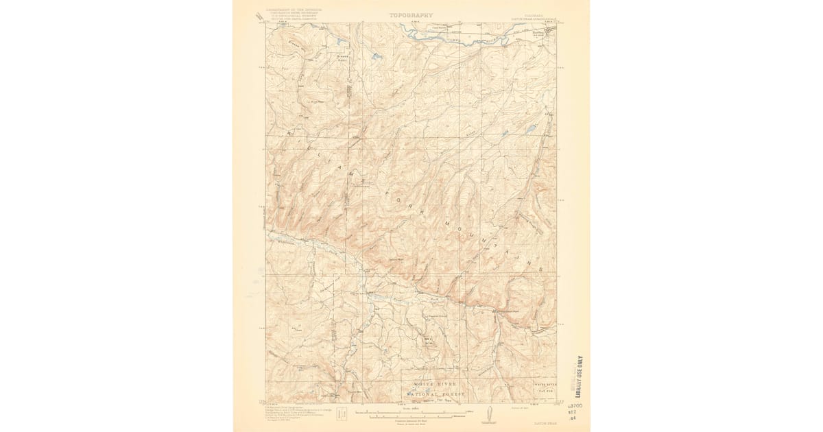 1920s Maps of Routt County, CO | Pastmaps