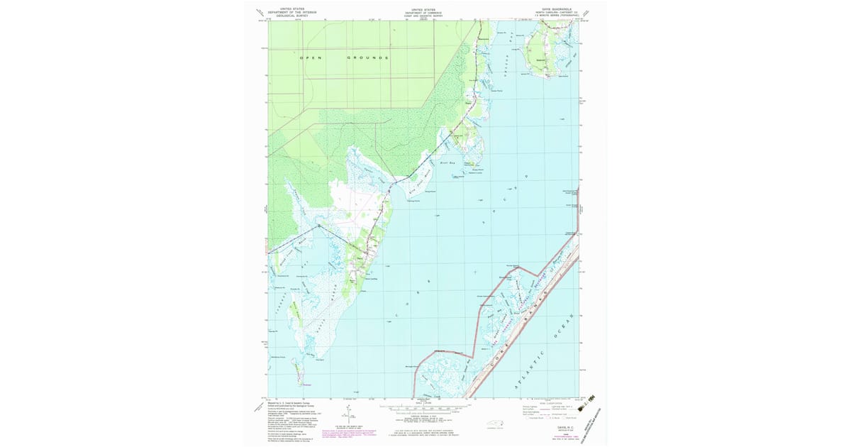 Old Maps of Stacy, NC | Pastmaps