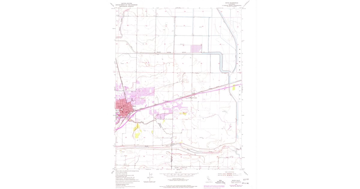 1975 Map of Davis, CA — High-Res | Pastmaps