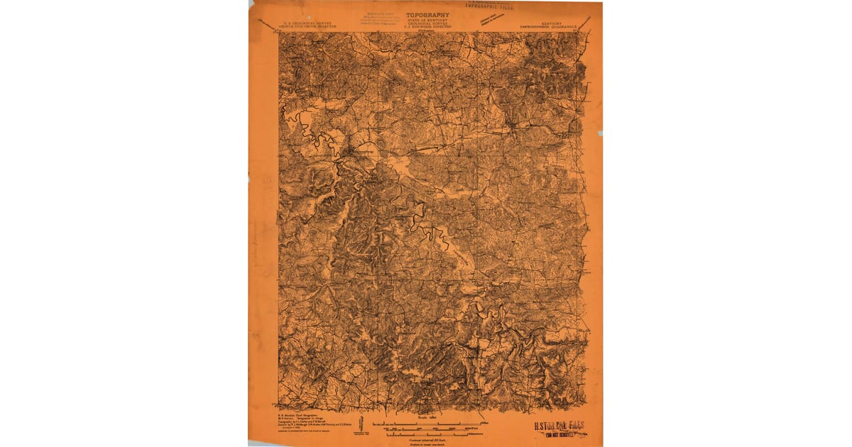 Old Maps of Daniel Boone, KY | Pastmaps