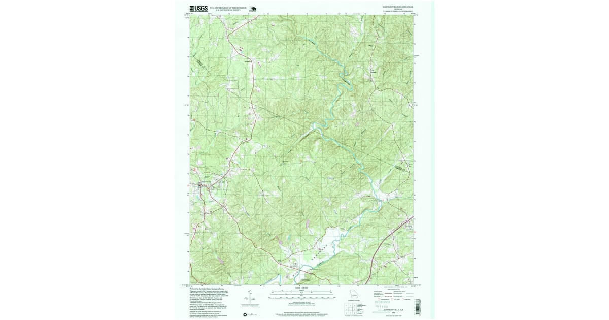 1990s Maps of Landrum, GA | Pastmaps