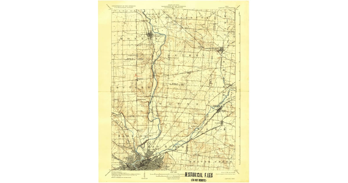 1906 Map of Dayton, OH — High-Res | Pastmaps