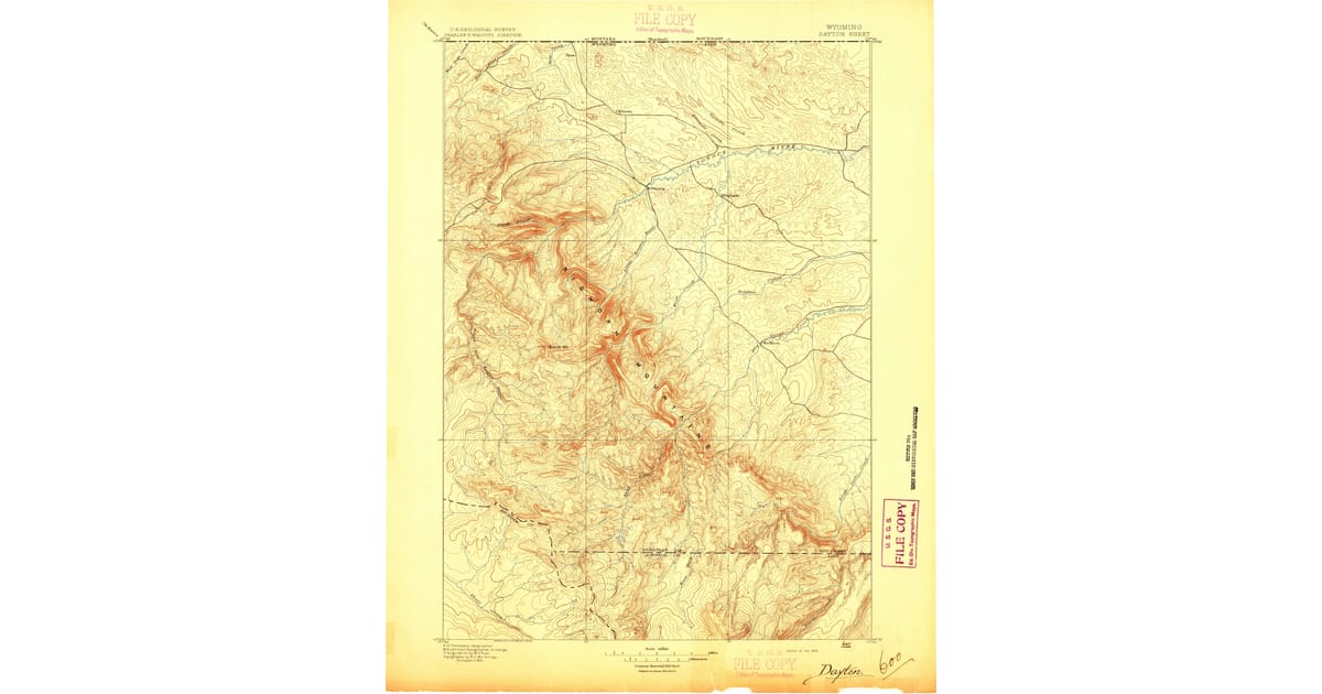 Old Maps of Sheridan, WY for Academic Research | Pastmaps