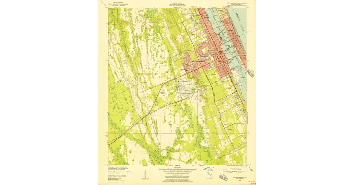 Old Maps of Twin Gates Mobile Estates, Volusia County | Pastmaps
