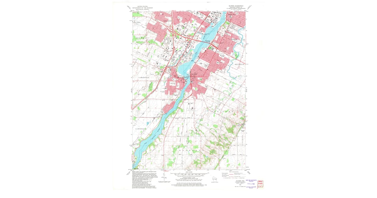 1980s Maps of Ledgeview, WI | Pastmaps