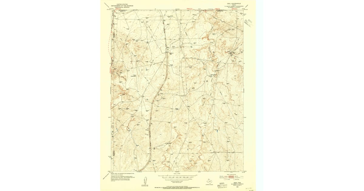 1950s Maps of Wilhelm, TX | Pastmaps