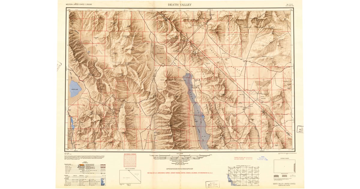 1940s Maps of Furnace Creek, CA | Pastmaps