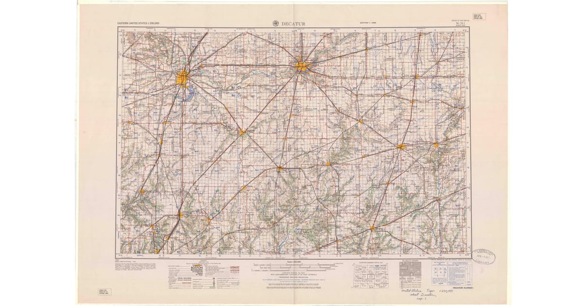 1960s Maps of St. Elmo, IL | Pastmaps