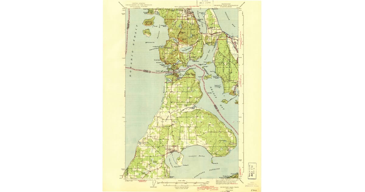 1940s Maps of Similk Beach, WA | Pastmaps