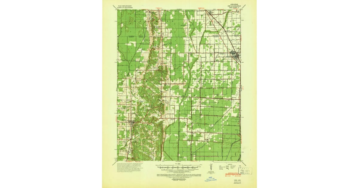 Old Maps of Trumann, AR for Metal Detecting | Pastmaps