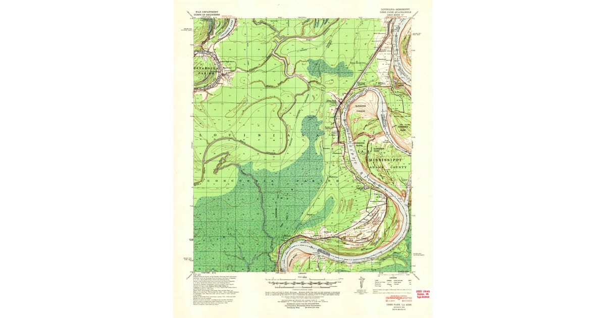 Old Maps of Crosby, LA | Pastmaps