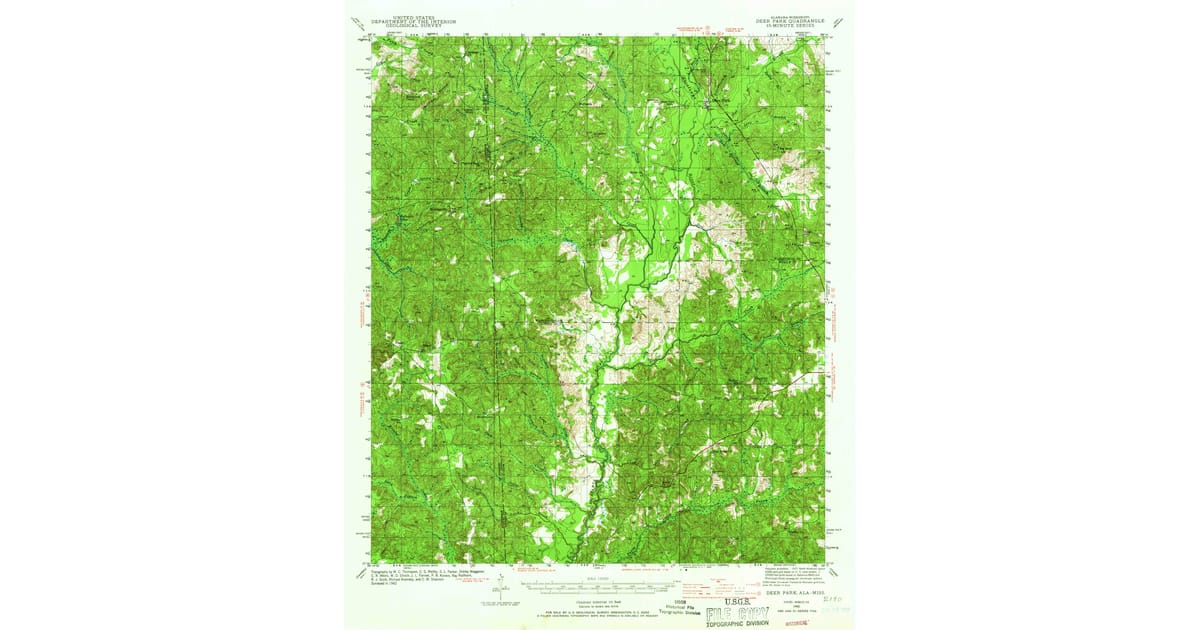 Old Maps of Washington County, AL for Metal Detecting | Pastmaps