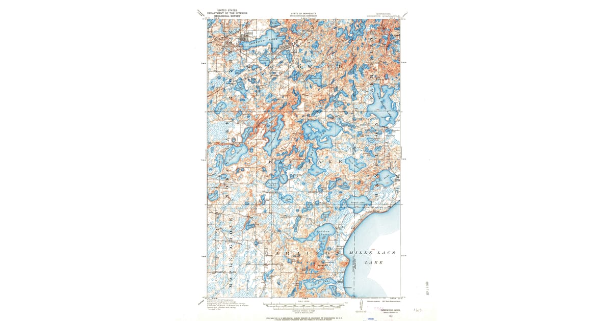 Old Maps of Crow Wing County, MN | Pastmaps