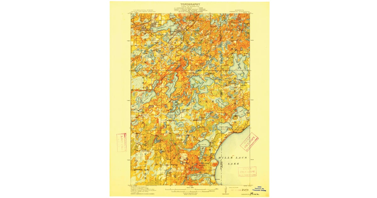 1914 Map of Deerwood, MN — High-Res | Pastmaps