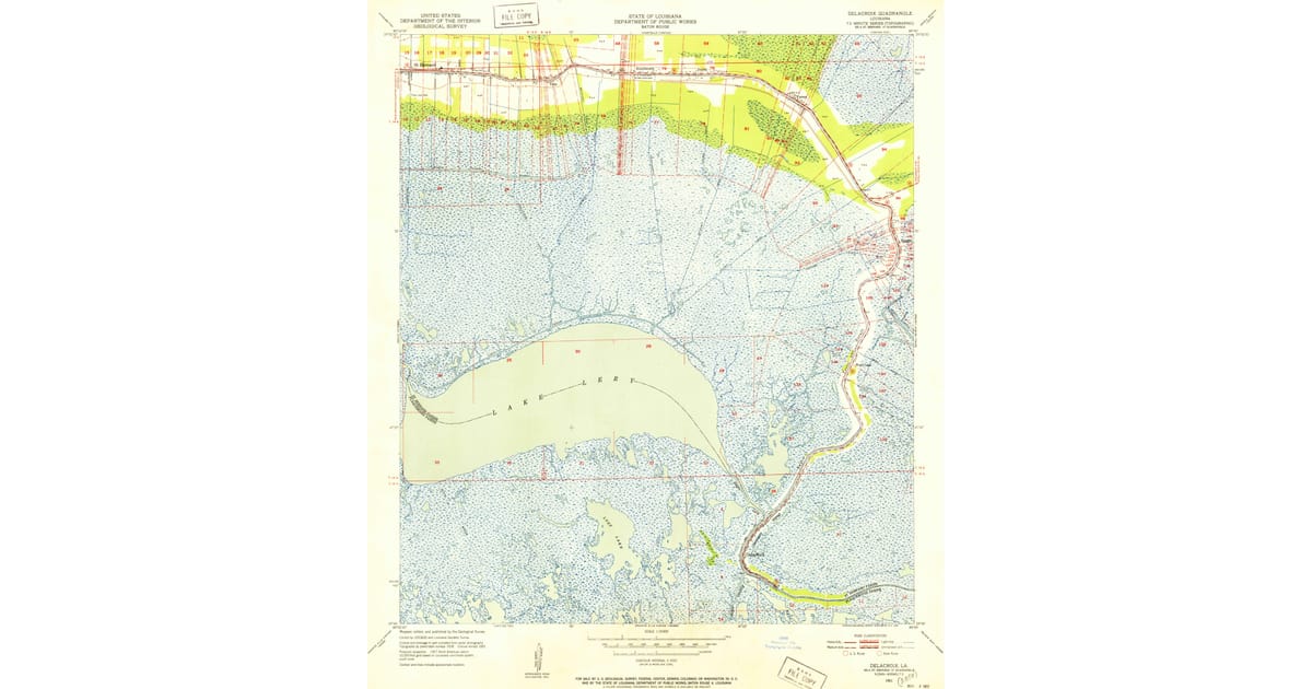 1950s Maps of Sebastopol, LA | Pastmaps