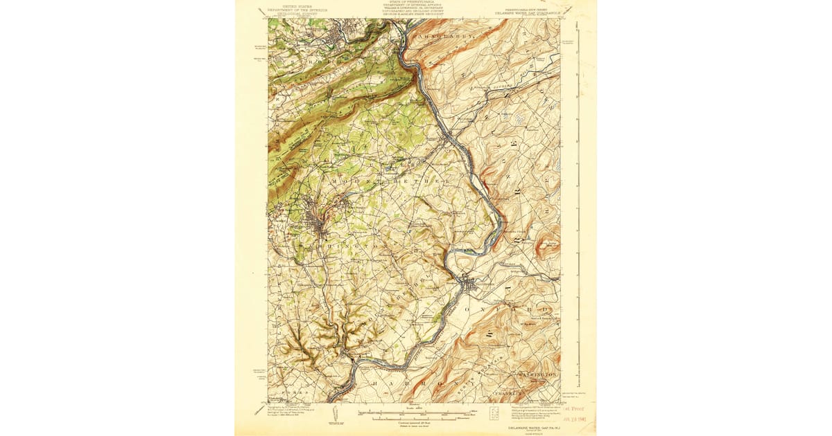 1940s Maps of Monroe County, PA | Pastmaps