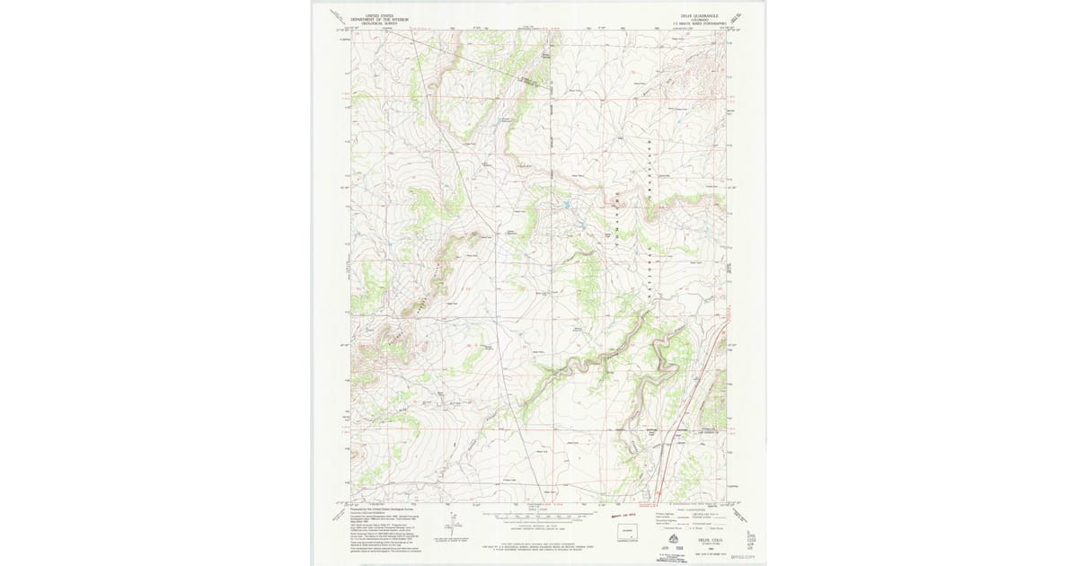 1990s Maps of Las Animas County, CO | Pastmaps