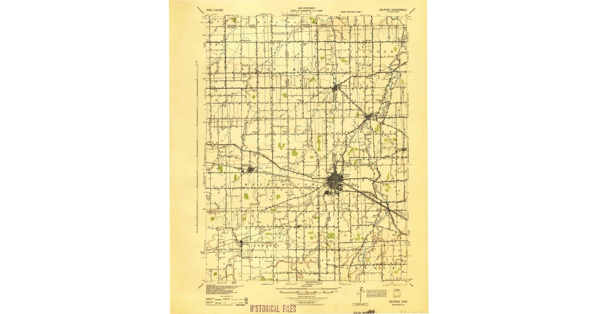 1940s Maps of Van Wert County, OH | Pastmaps