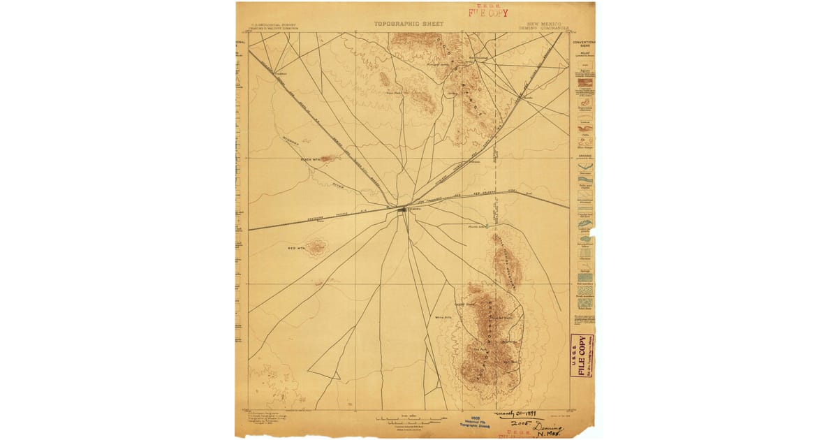 Old Maps of Luna County, NM | Pastmaps