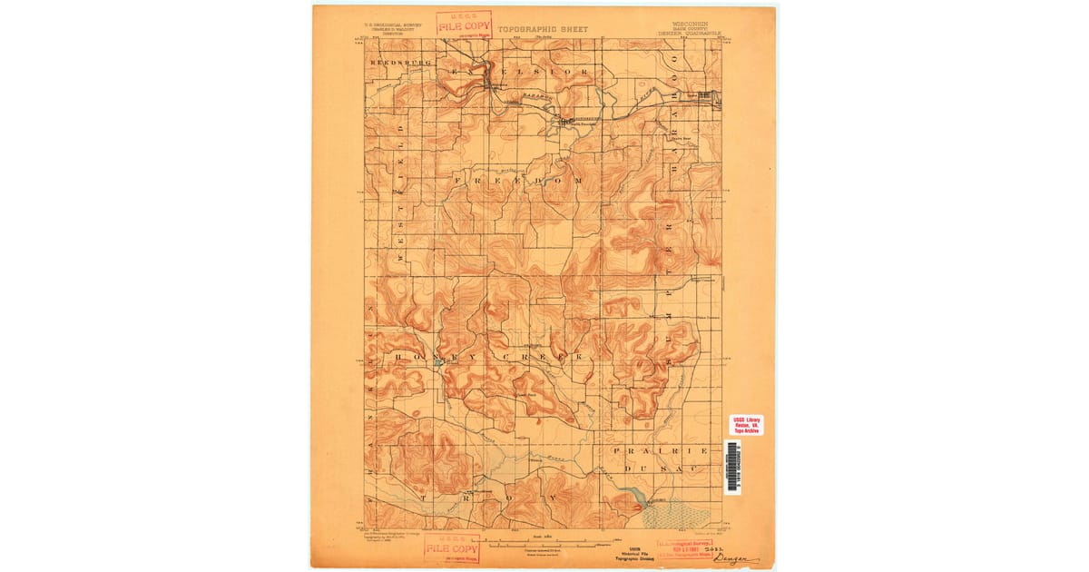 Old Maps of Reedsburg, WI | Pastmaps