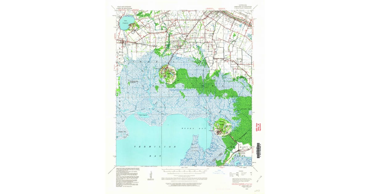 Old Maps of Nicholas, LA for Genealogy | Pastmaps