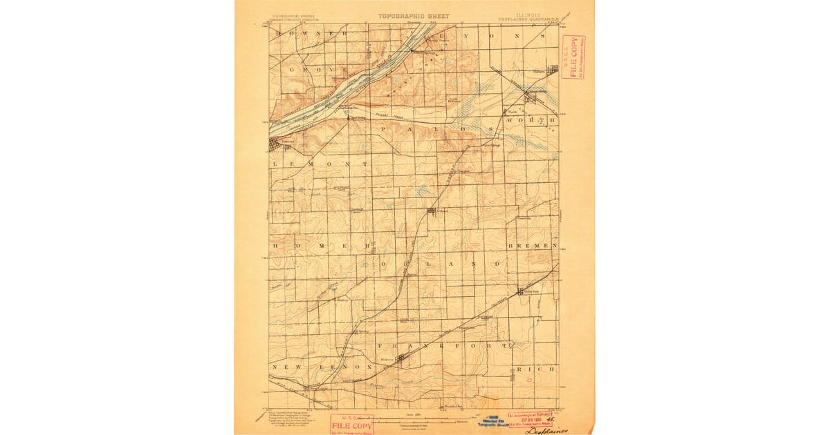 1900-1909 Maps of Bridgeview, IL | Pastmaps
