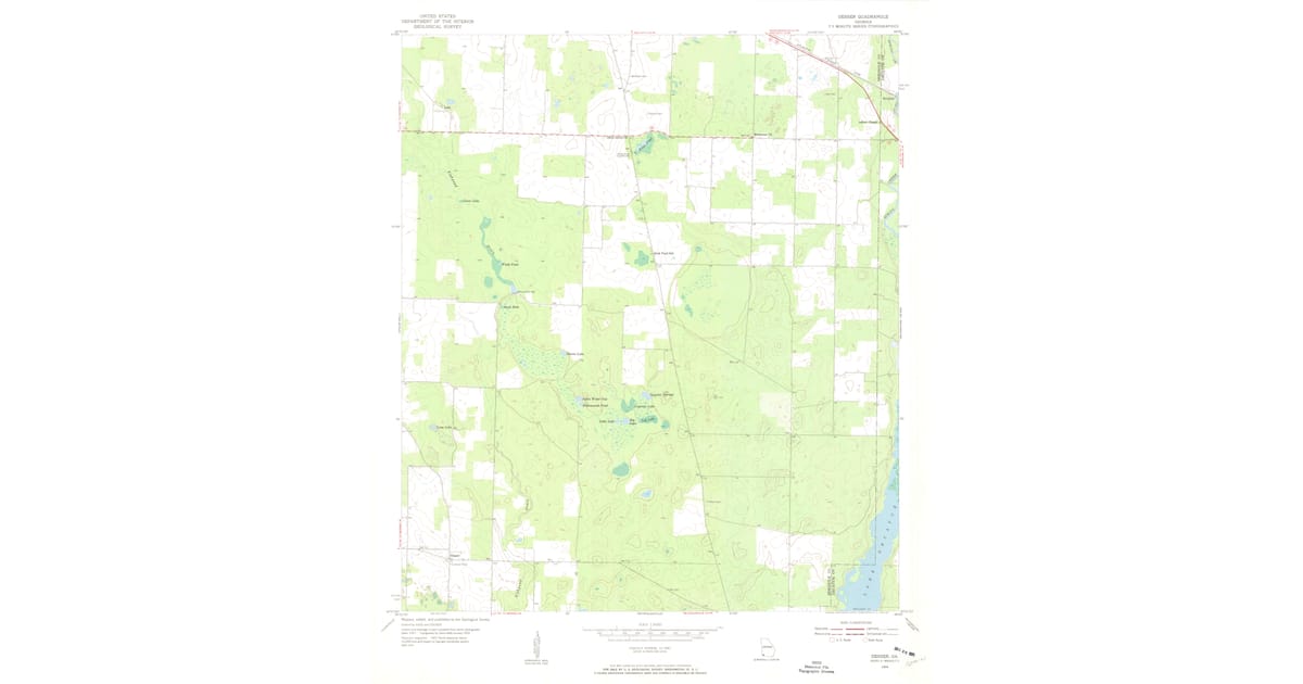 Old Maps of Desser, GA | Pastmaps