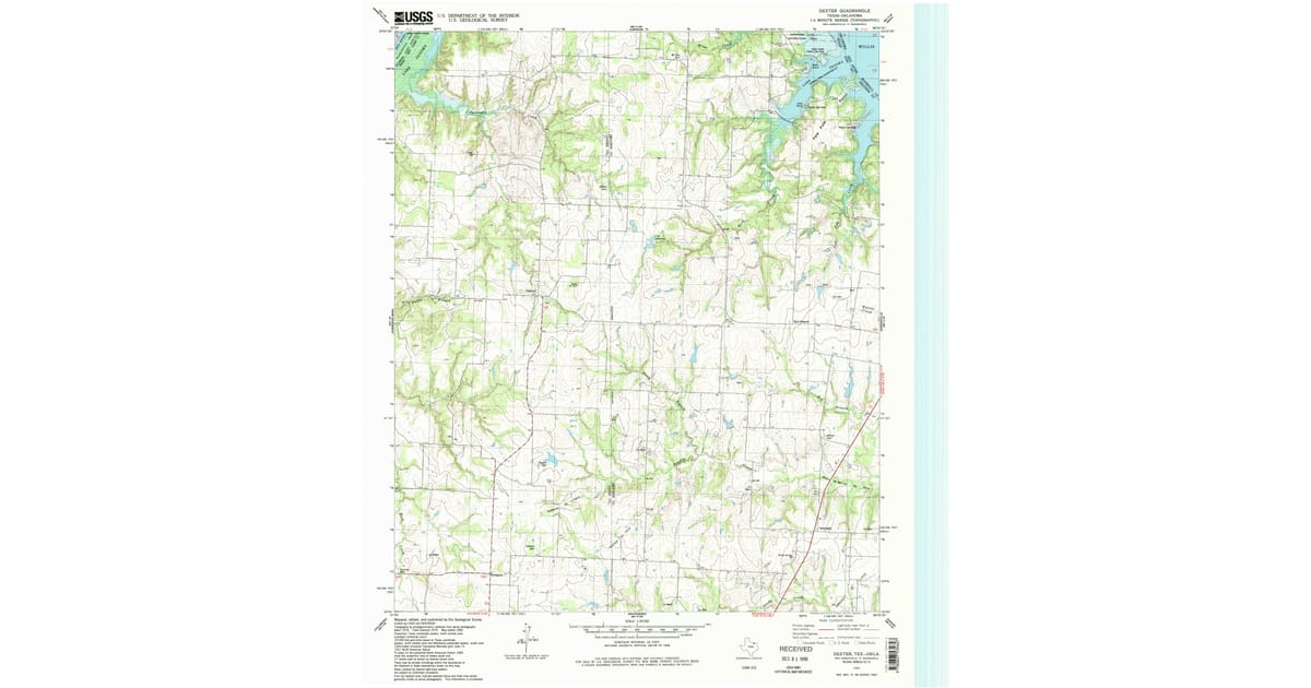 1980s Maps of Cooke County, TX | Pastmaps