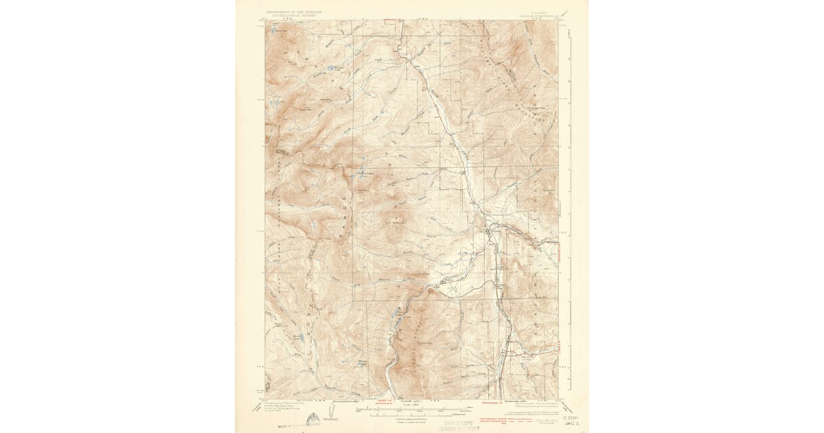 1934 Map of Dillon, CO — High-Res | Pastmaps