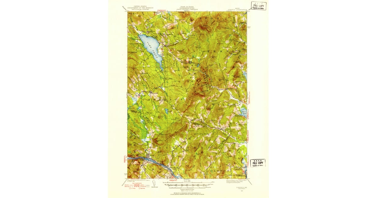 Old Maps of Perkins Township, ME | Pastmaps
