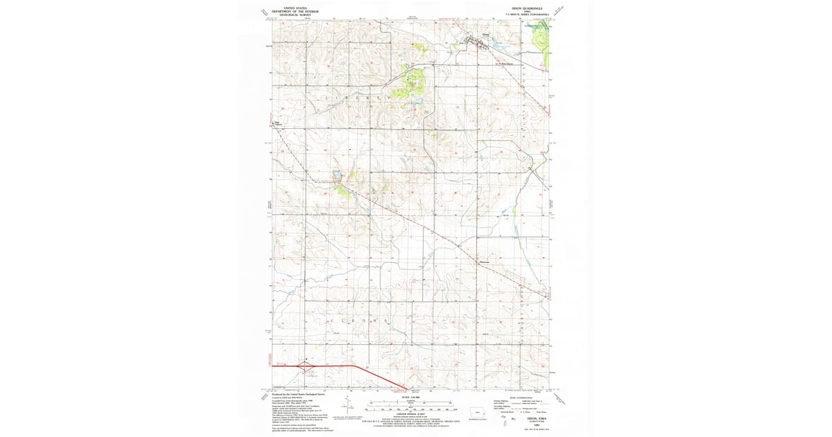 1990s Maps of Walcott, IA | Pastmaps