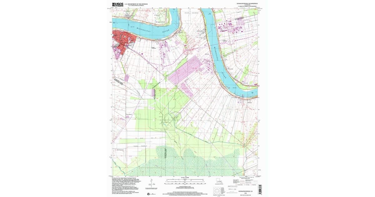 1990s Maps of Central, LA | Pastmaps