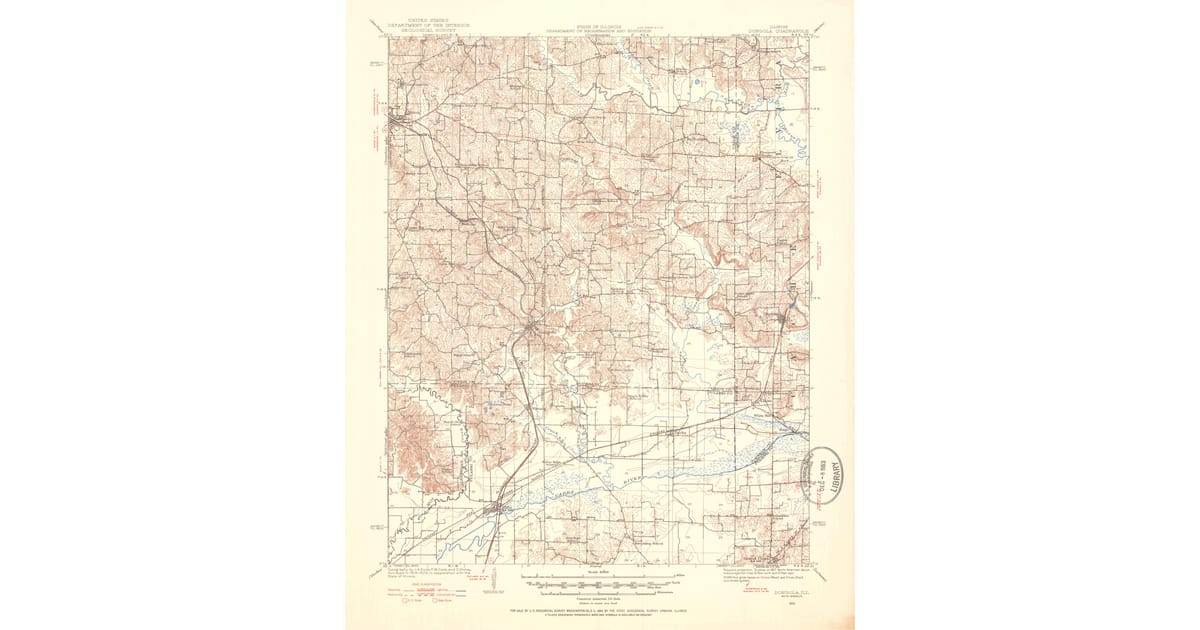 Old Maps of Mount Pleasant, IL | Pastmaps