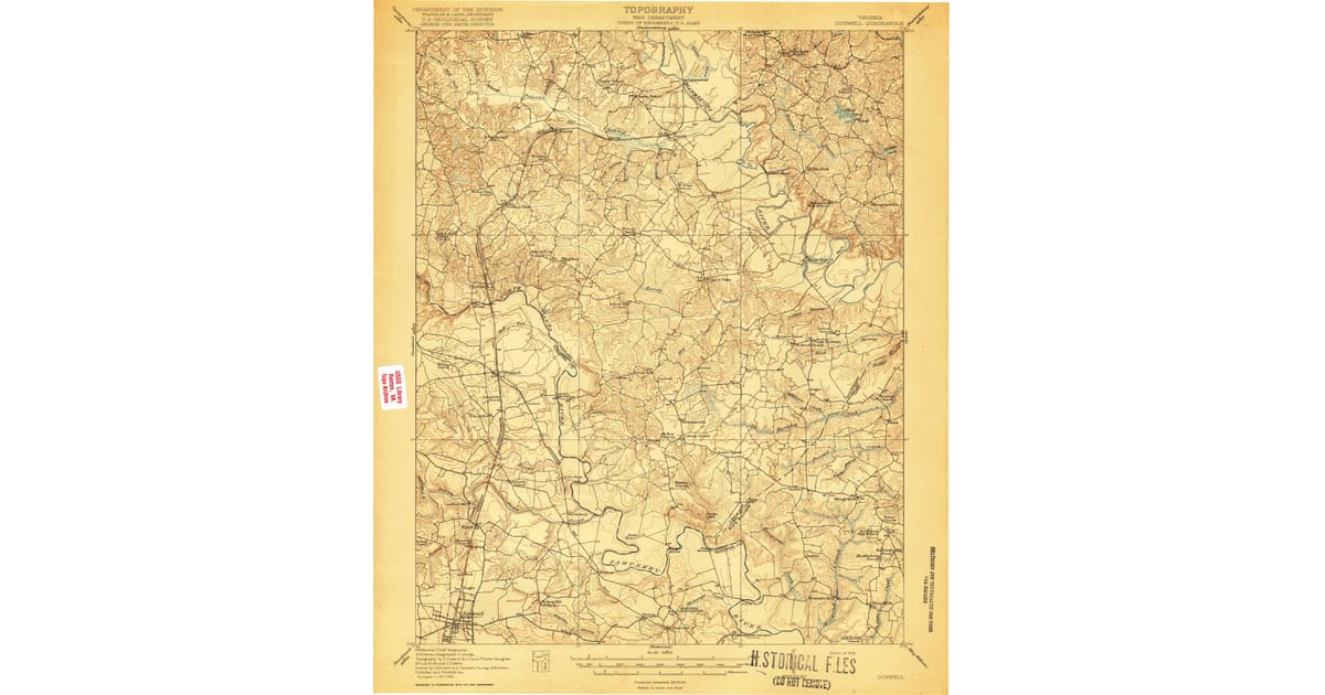 Old Maps of Lorne, VA | Pastmaps