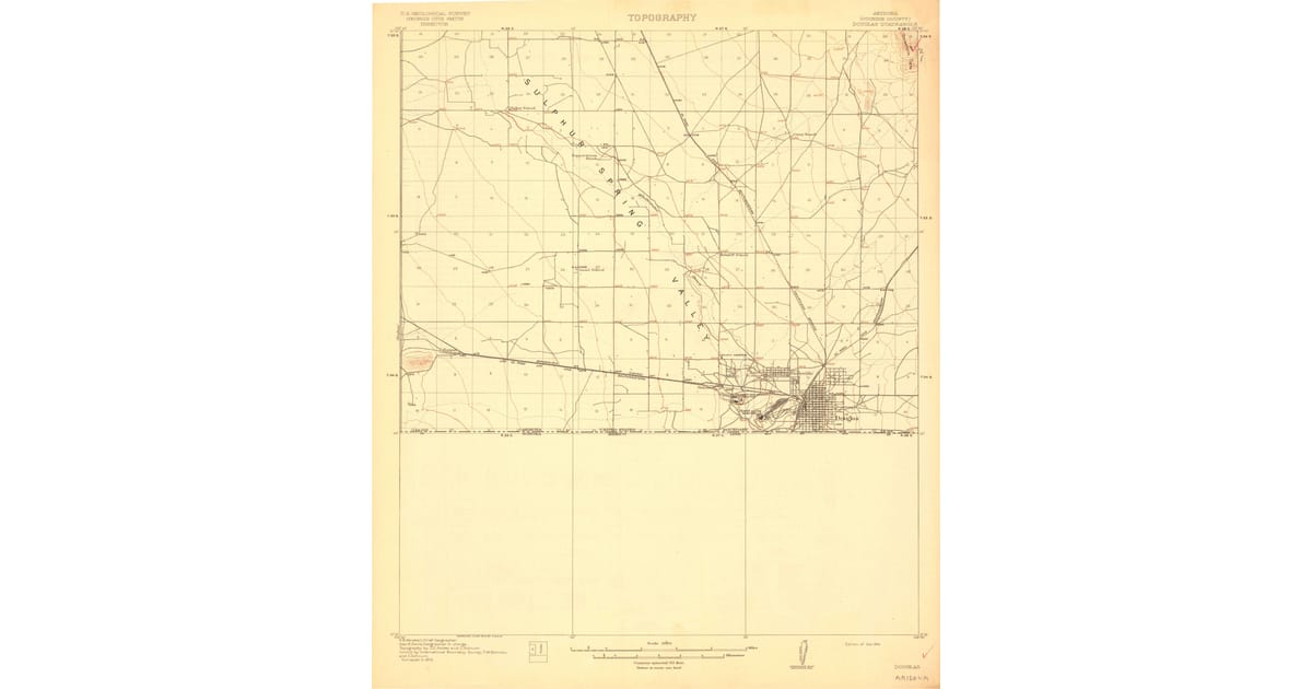 Old Maps of Douglas, AZ | Pastmaps