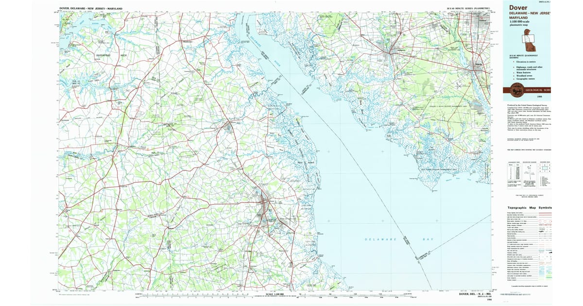 1980s Maps of Hatteras Hills, Kent County | Pastmaps