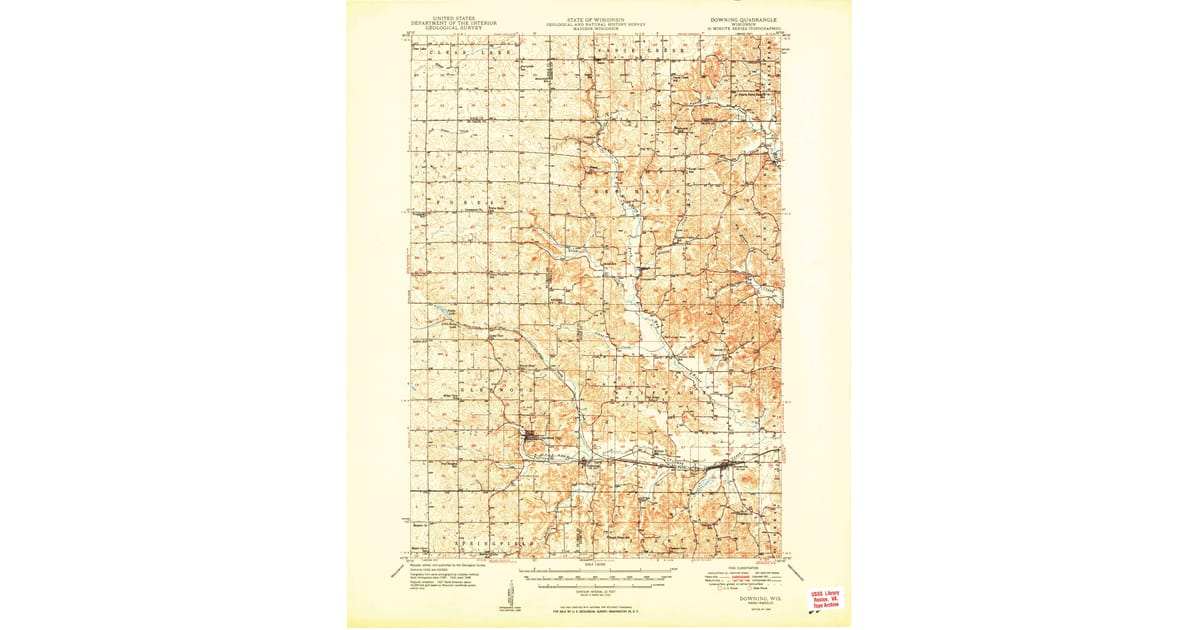 1950s Maps of Polk County, WI | Pastmaps
