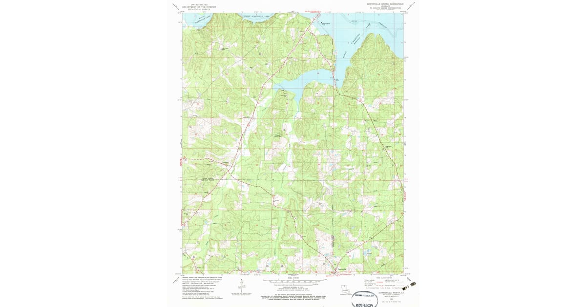 1980s Maps of The Cove At Stowe Creek, Union Parish | Pastmaps