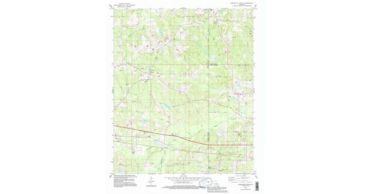 1990s Maps of Tremont, LA | Pastmaps