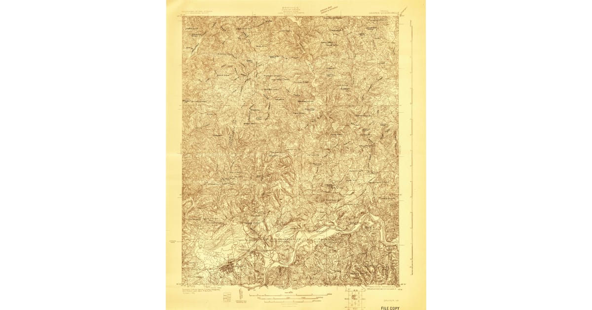 Old Maps of West Fork, VA | Pastmaps