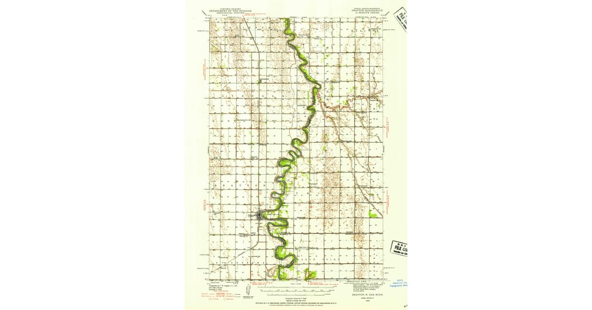 1930s Maps of Pembina County, ND | Pastmaps