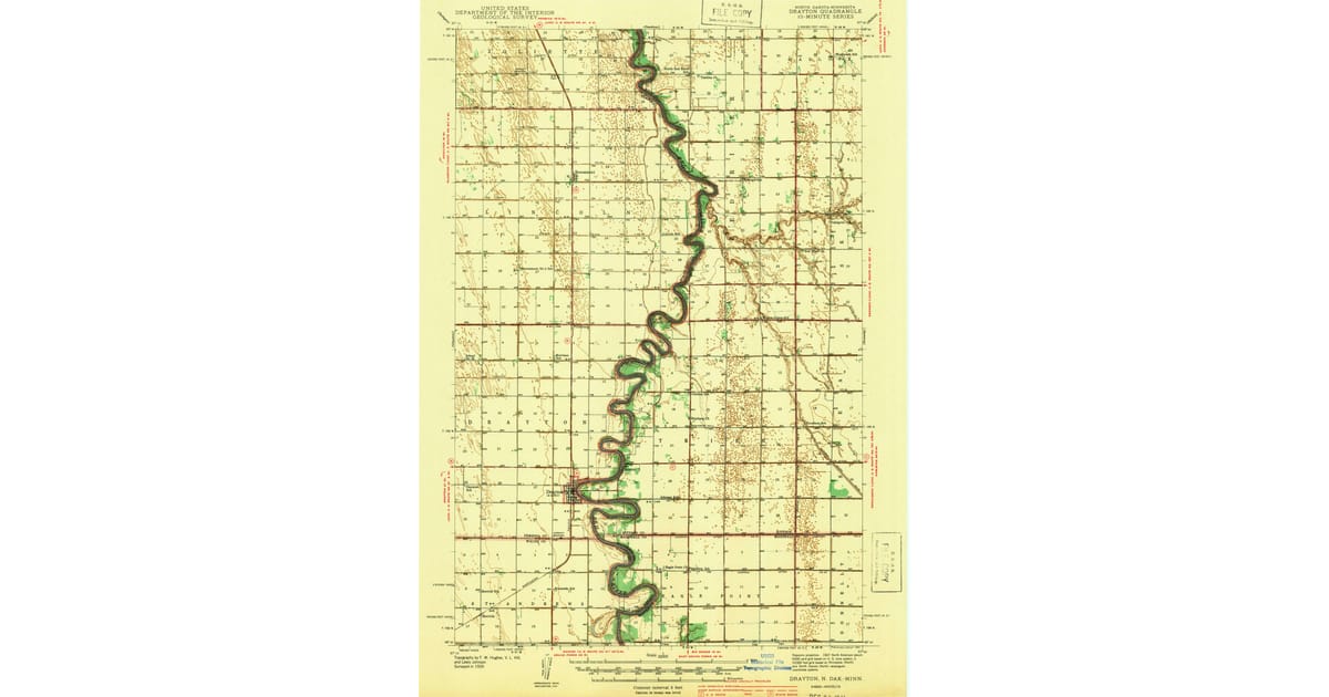 1940s Maps of Pembina County, ND | Pastmaps