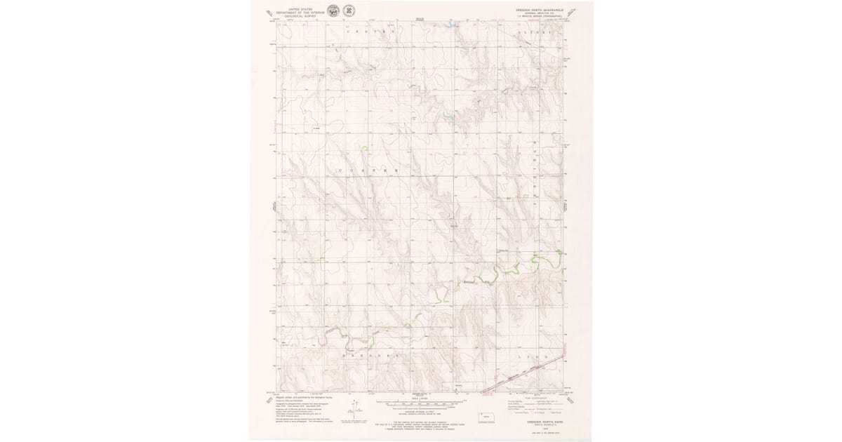1978 Map of Dresden North, Decatur County, KS — High-Res | Pastmaps