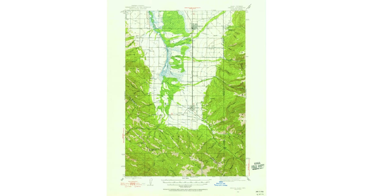 Old Maps of Teton County, ID | Pastmaps