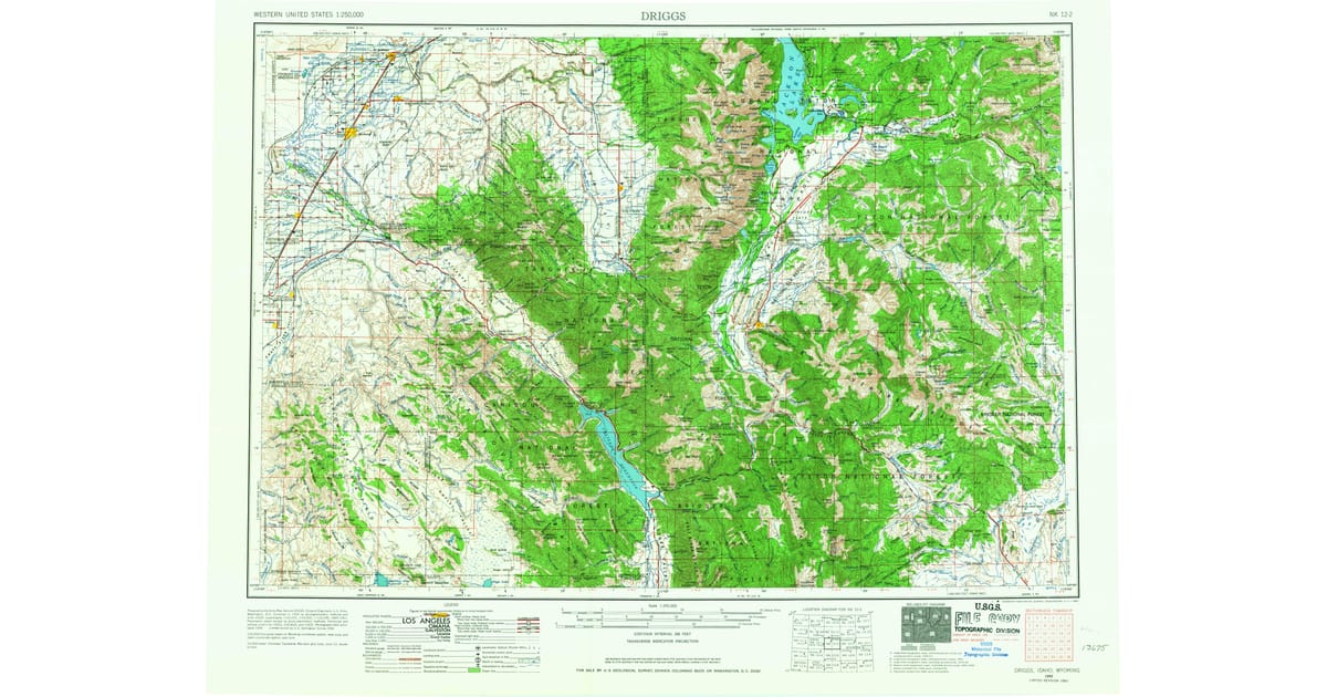 Old Historical Maps of Alta, WY | Pastmaps