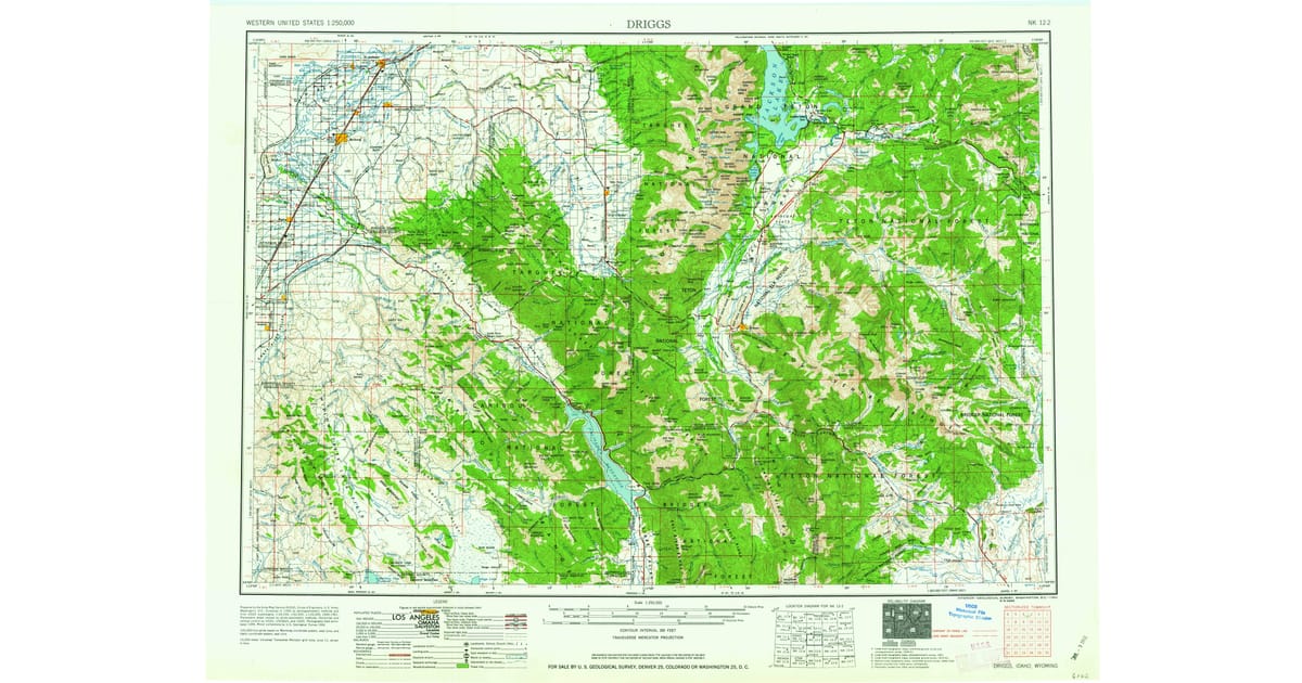 1960s Maps of Ammon, ID | Pastmaps