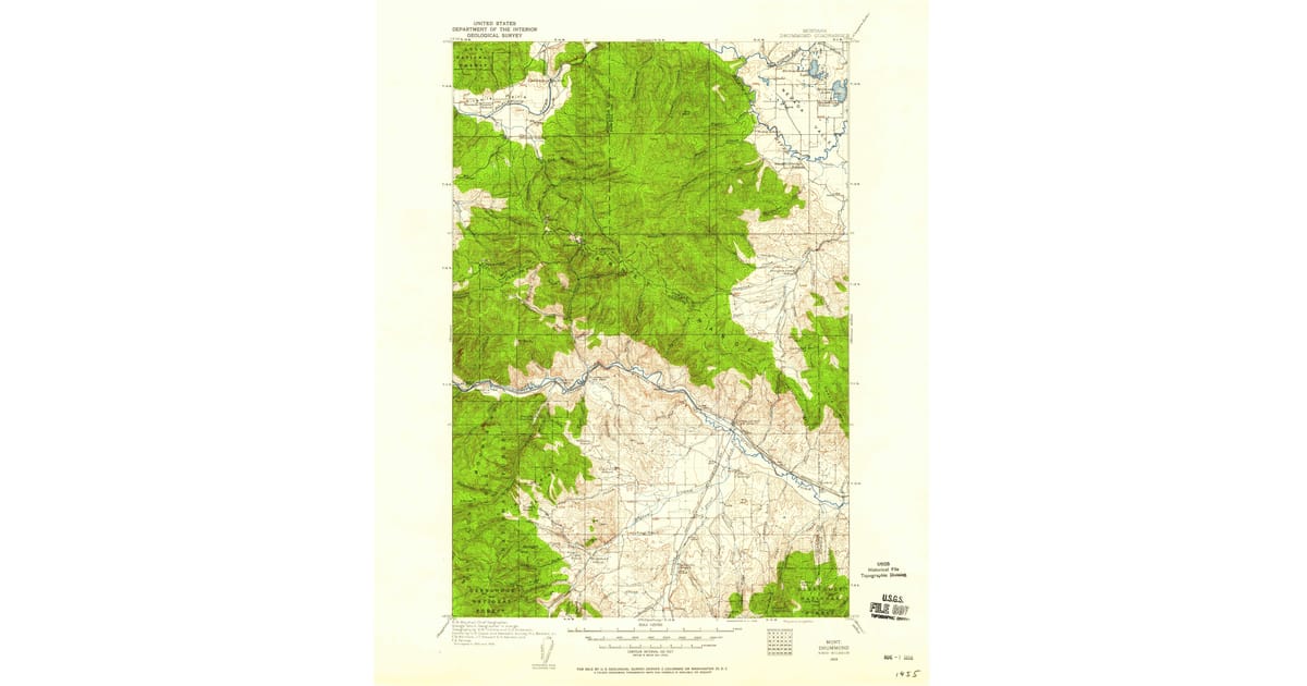 Old Historical Maps of Drummond, MT | Pastmaps