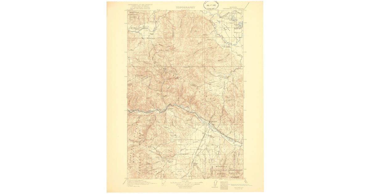 1920s Maps of Coloma, MT | Pastmaps